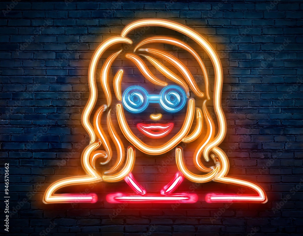 vector realistic isolated neon sign camera frame logo decoration wall ...