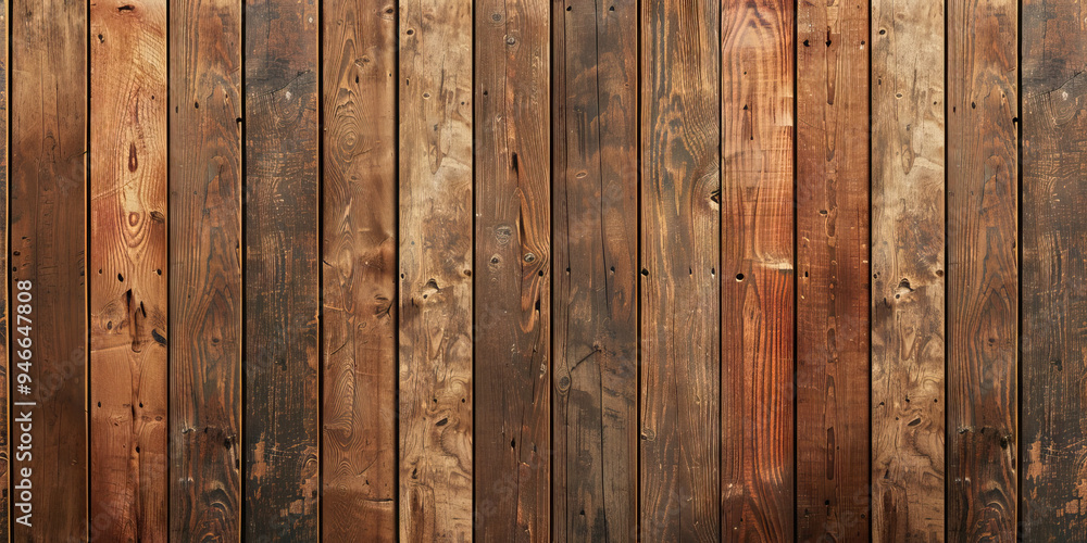 Earthy Brown Wood Panels: A minimalist wooden wall paneling with a warm ...