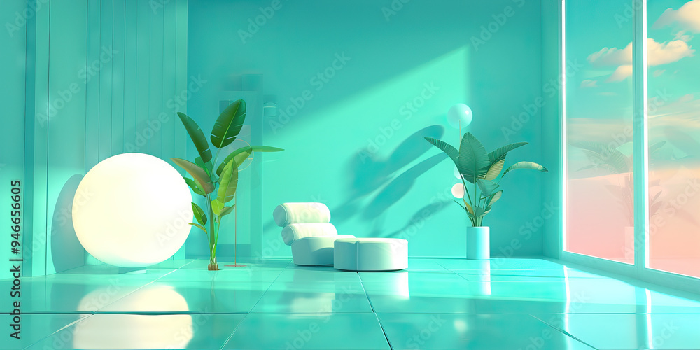 Turquoise Learning Curve: A calming turquoise color palette promotes ...