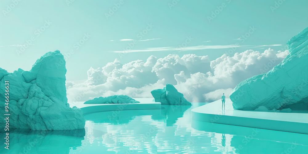 Turquoise Learning Curve: A calming turquoise color palette promotes ...