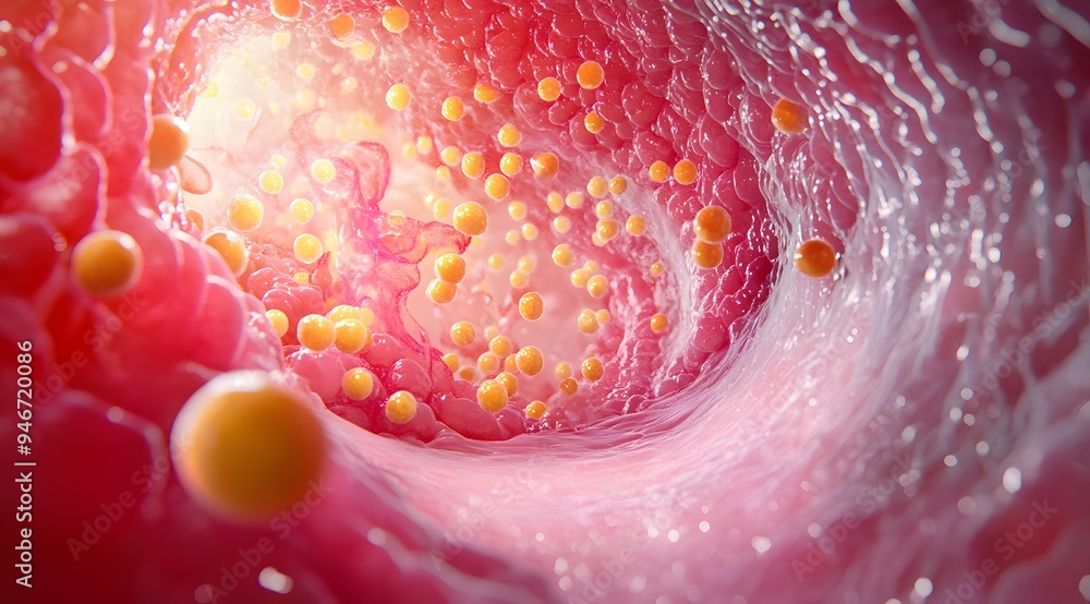 Close-up visualization of lipid accumulation in a human artery ...