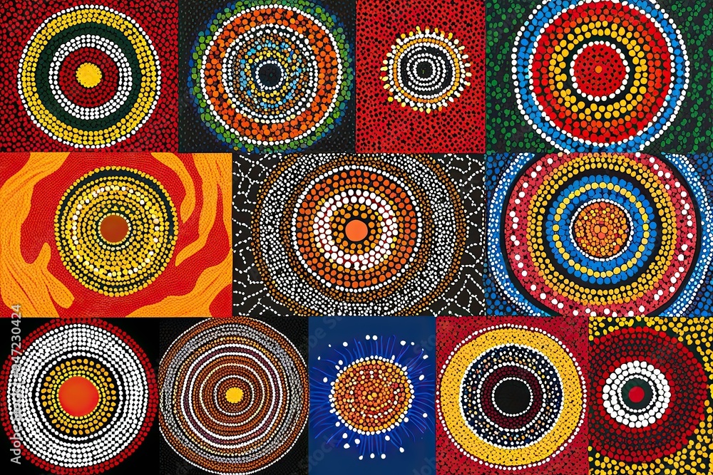 Evolving Aboriginal Dot Painting Techniques Showcasing Contemporary ...