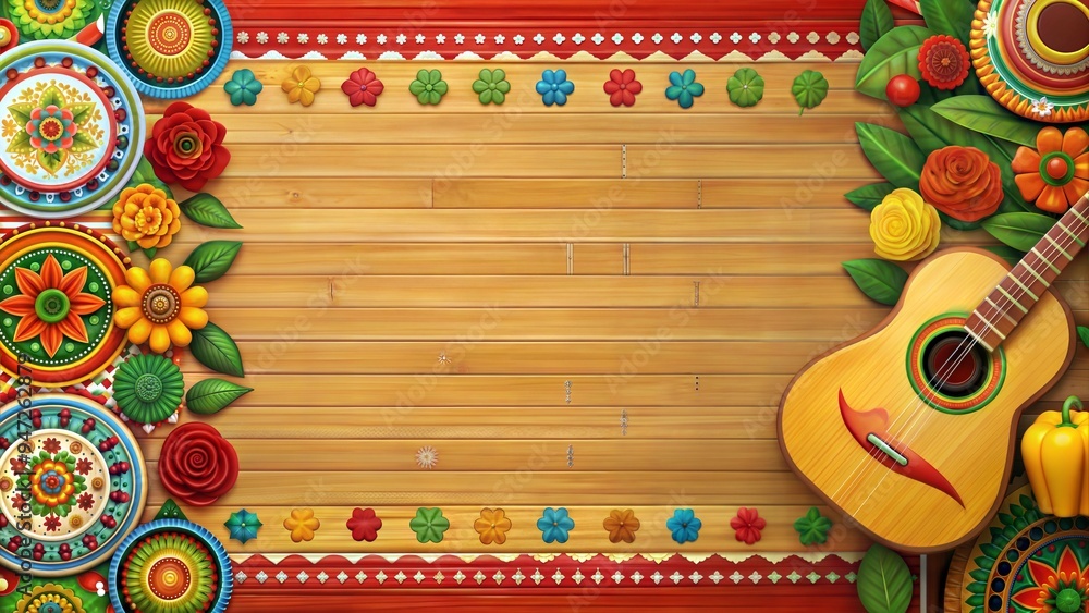 international hispanic heritage month background, no text, no word, no ...