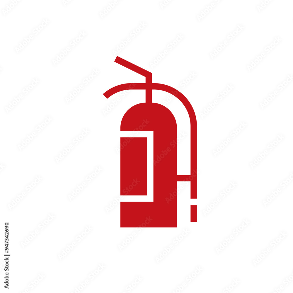 Fire Extinguisher symbol icon. Signs for fire safety. Flat vector ...