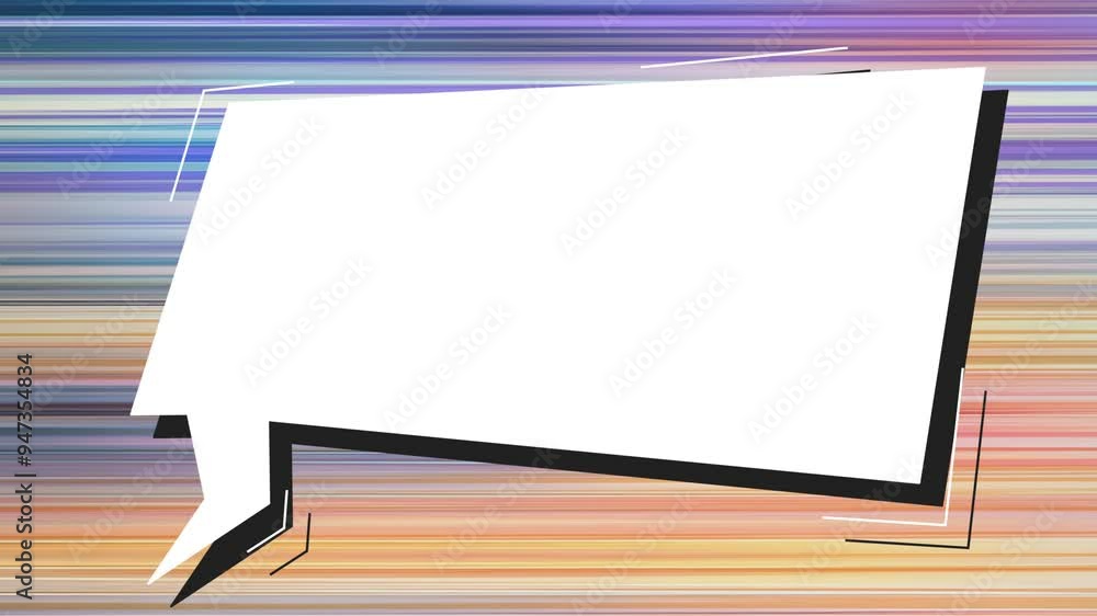 Animated Pop-Up Comic Background with Speed Lines and Explosion Speech ...