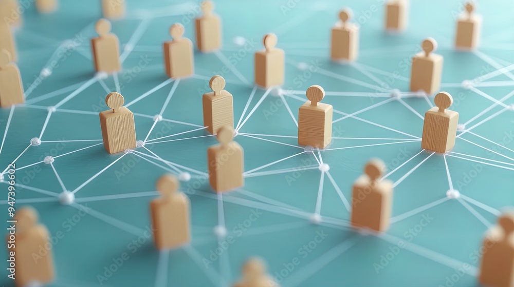 Dynamic Organizational Chart Poster: A Visual Network Structure with ...