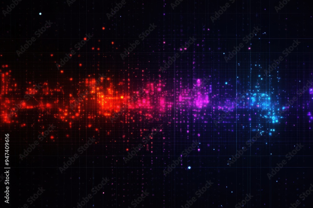 heatmap featuring gradient axes and detailed grid lines, designed to ...