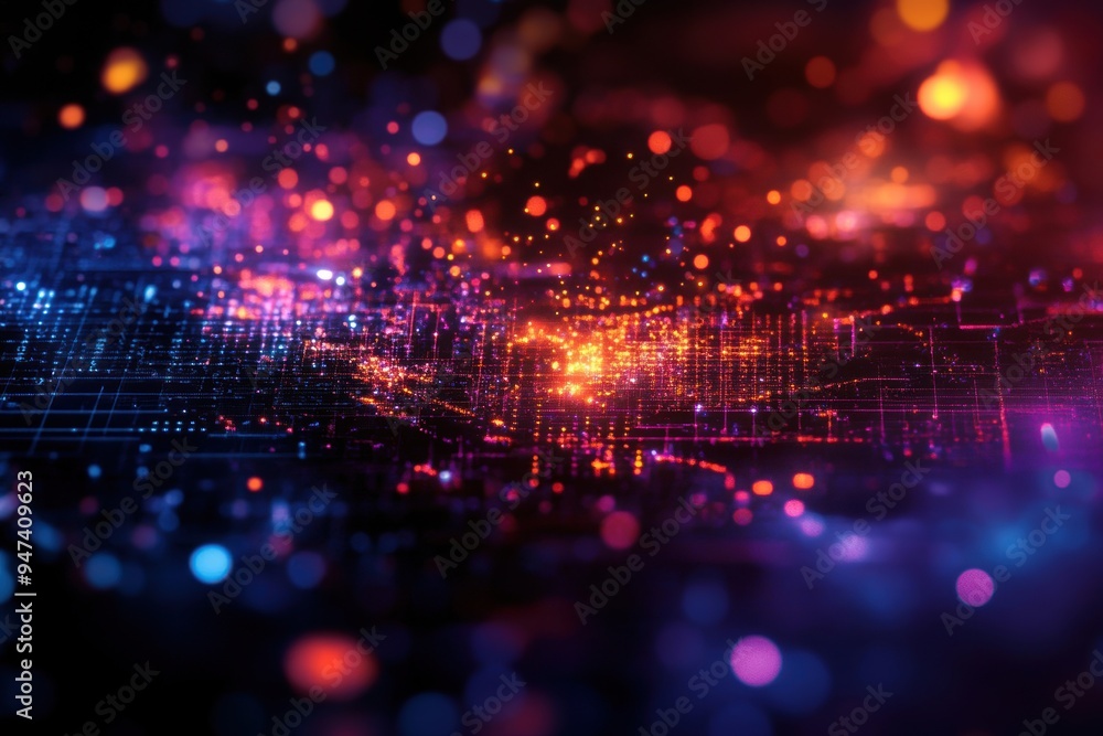 heatmap featuring gradient axes and detailed grid lines, designed to ...