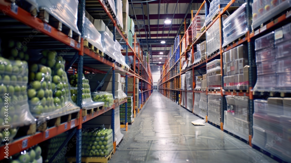 Cold storage warehouse that stores perishable goods at the right ...