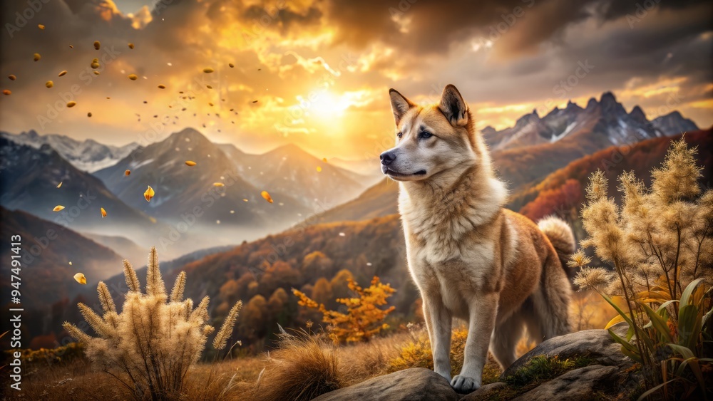 * This Kishu Ken mix exudes untamed freedom, with rugged textures ...