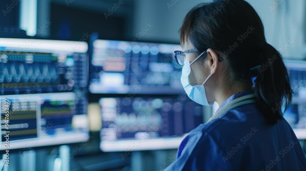 Healthcare technology platform featuring a digital dashboard and data ...