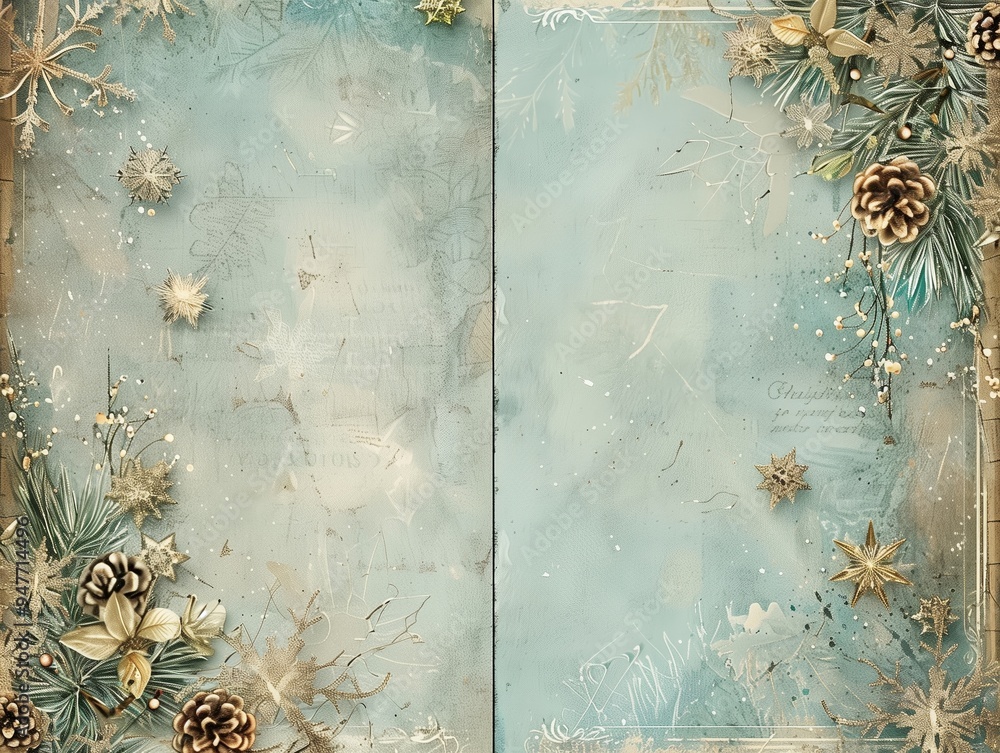 pale blue color, christmas borders and frames ,stamperia, baubles ...