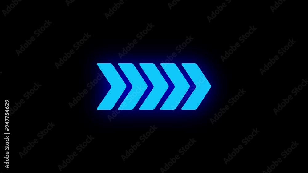 Animated arrows for the overlay video layer.arrow loading bar ...