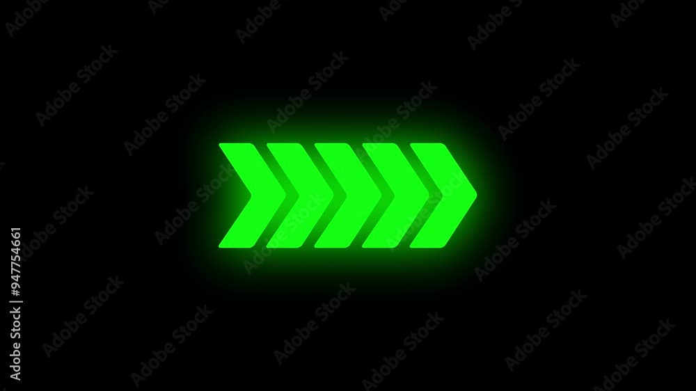 Animated arrows for the overlay video layer.arrow loading bar ...