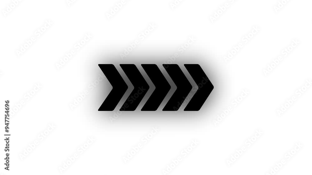 Animated arrows for the overlay video layer.arrow loading bar ...