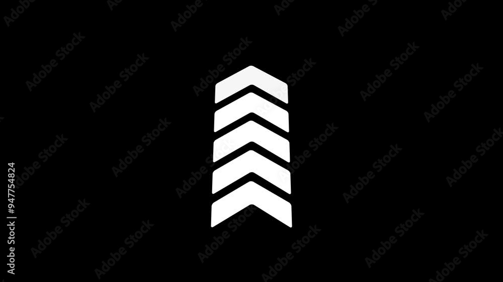 Animated arrows for the overlay video layer.arrow loading bar ...