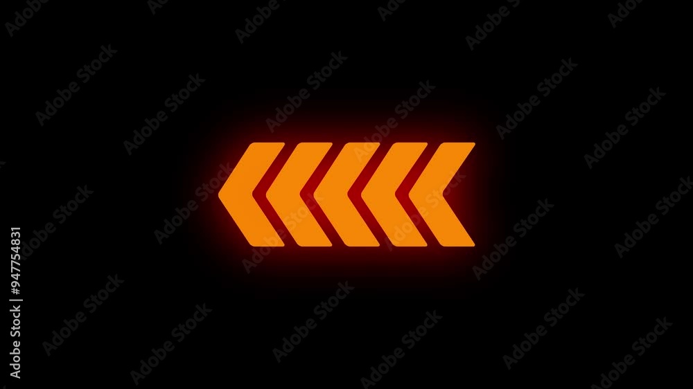 Animated arrows for the overlay video layer.arrow loading bar ...