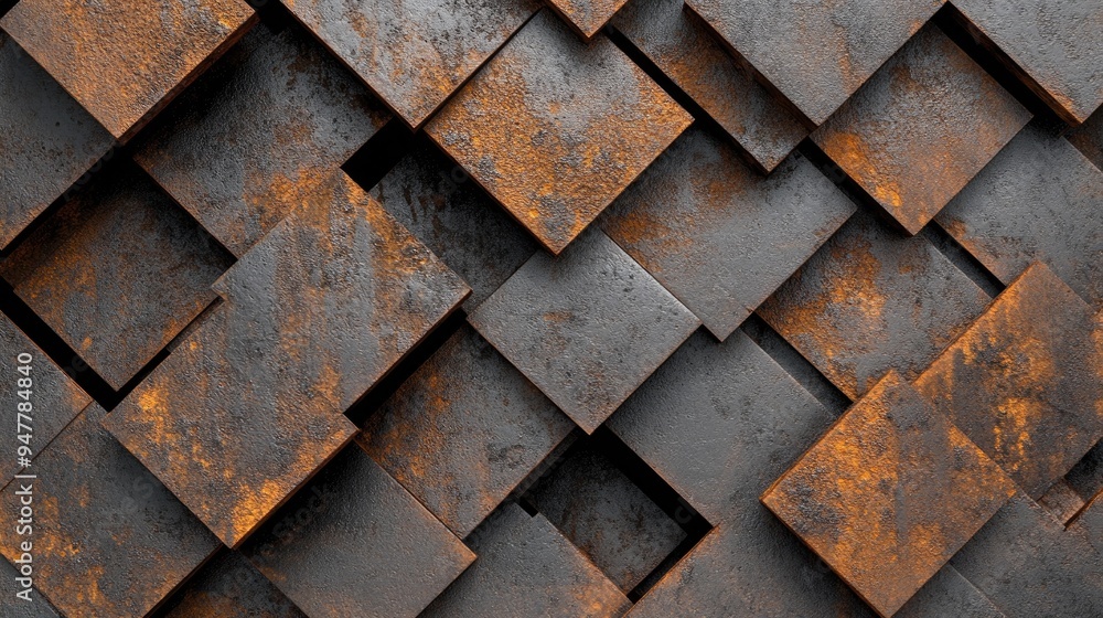 High-resolution metal texture with rust for 3D modeling and rendering ...