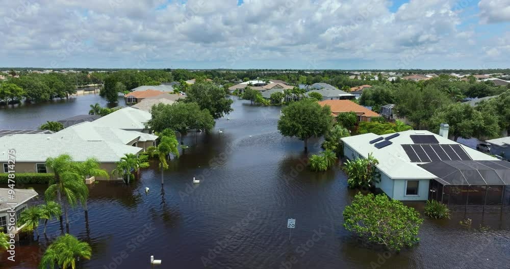 Flooding in Florida caused by tropical storm from hurricane Debby ...