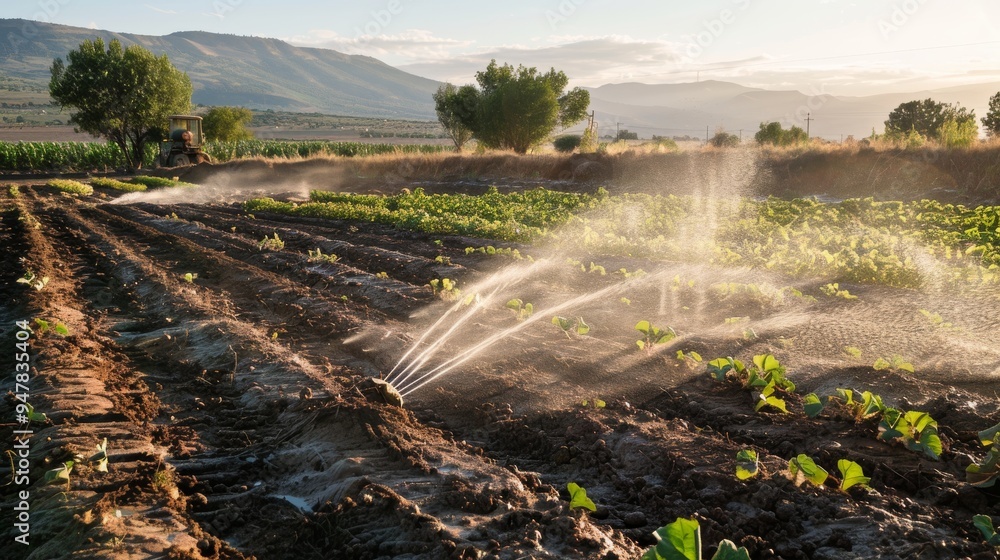 Earth's Embrace Vibrant Soil Conservation Techniques with Mulch and ...