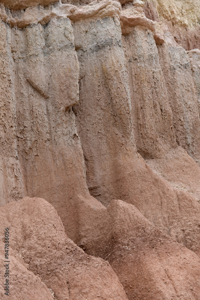 ABSTRACCIÓN DE BARRO EROSIONADO Stock Photo | Adobe Stock