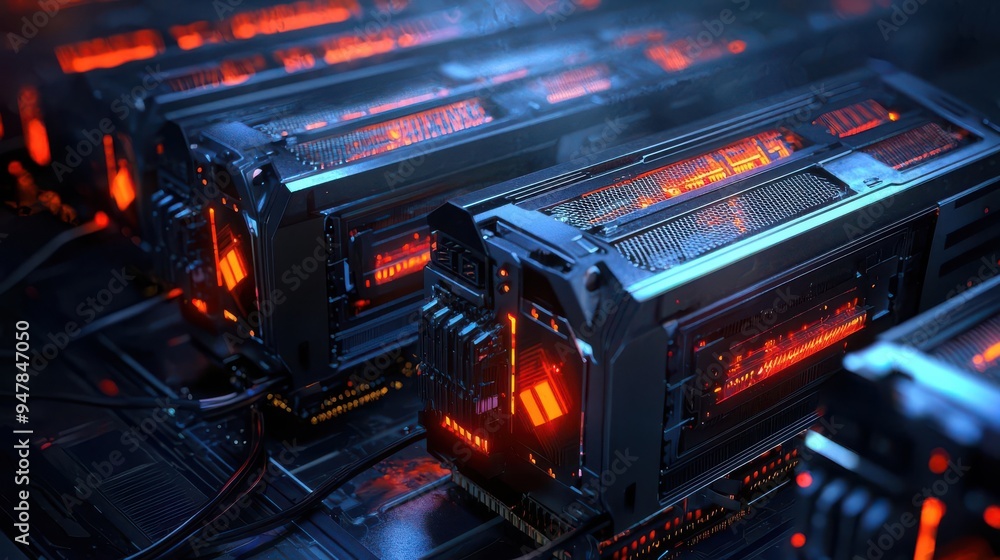 GPU mining focused on mining software and hash rate optimization Stock ...