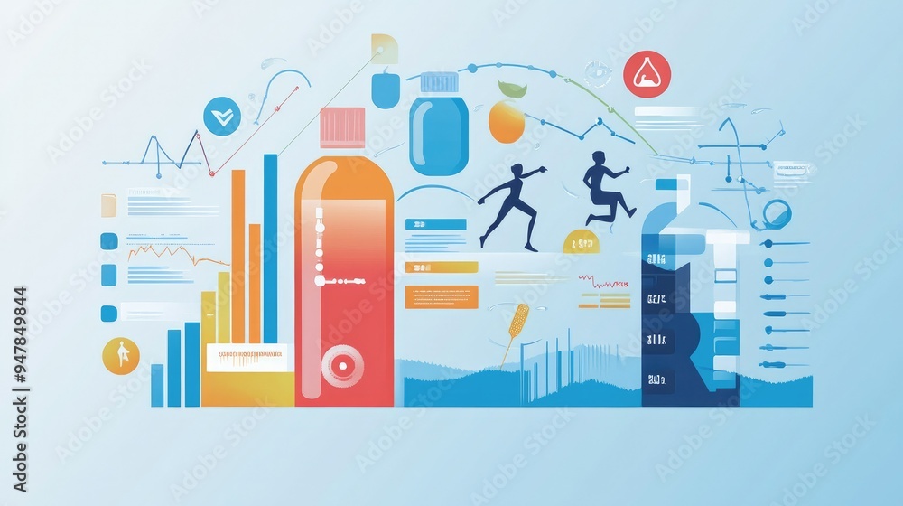 Visual infographic highlighting nutrition and hydration benefits, with ...