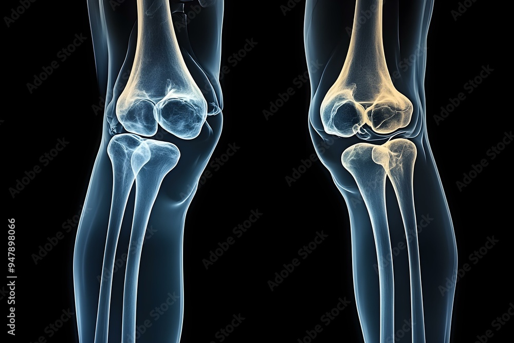 leg bones knees x ray view, medical anatomy exams Stock Illustration ...