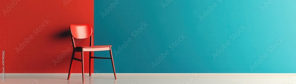 Simple yet effective presentation template featuring bold headings and ...