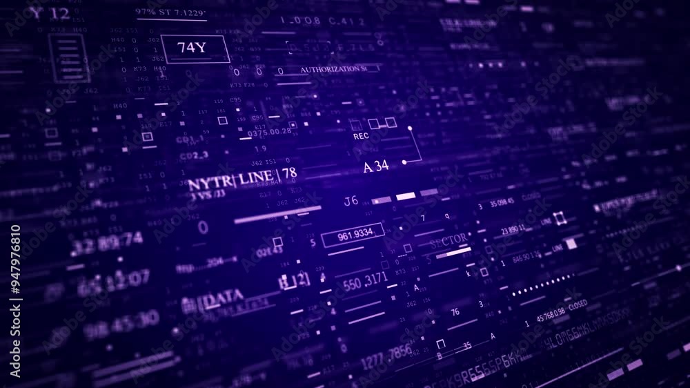 infographic elements HUD zoom in data keyboard programming text. Sci Fi 2D User Interface data ...