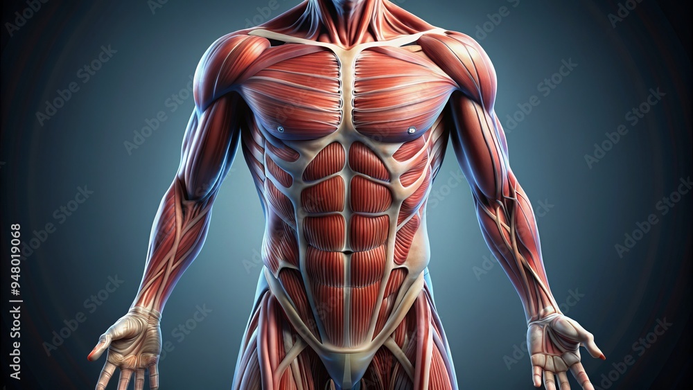 Detailed illustration of the iliopsoas muscle, highlighting its anatomy ...