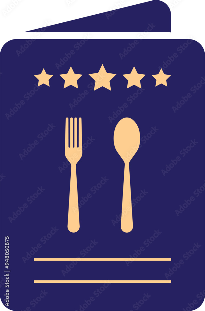 Menu icon. Menu for the restaurant. Menu book sign. Food menu card icon ...
