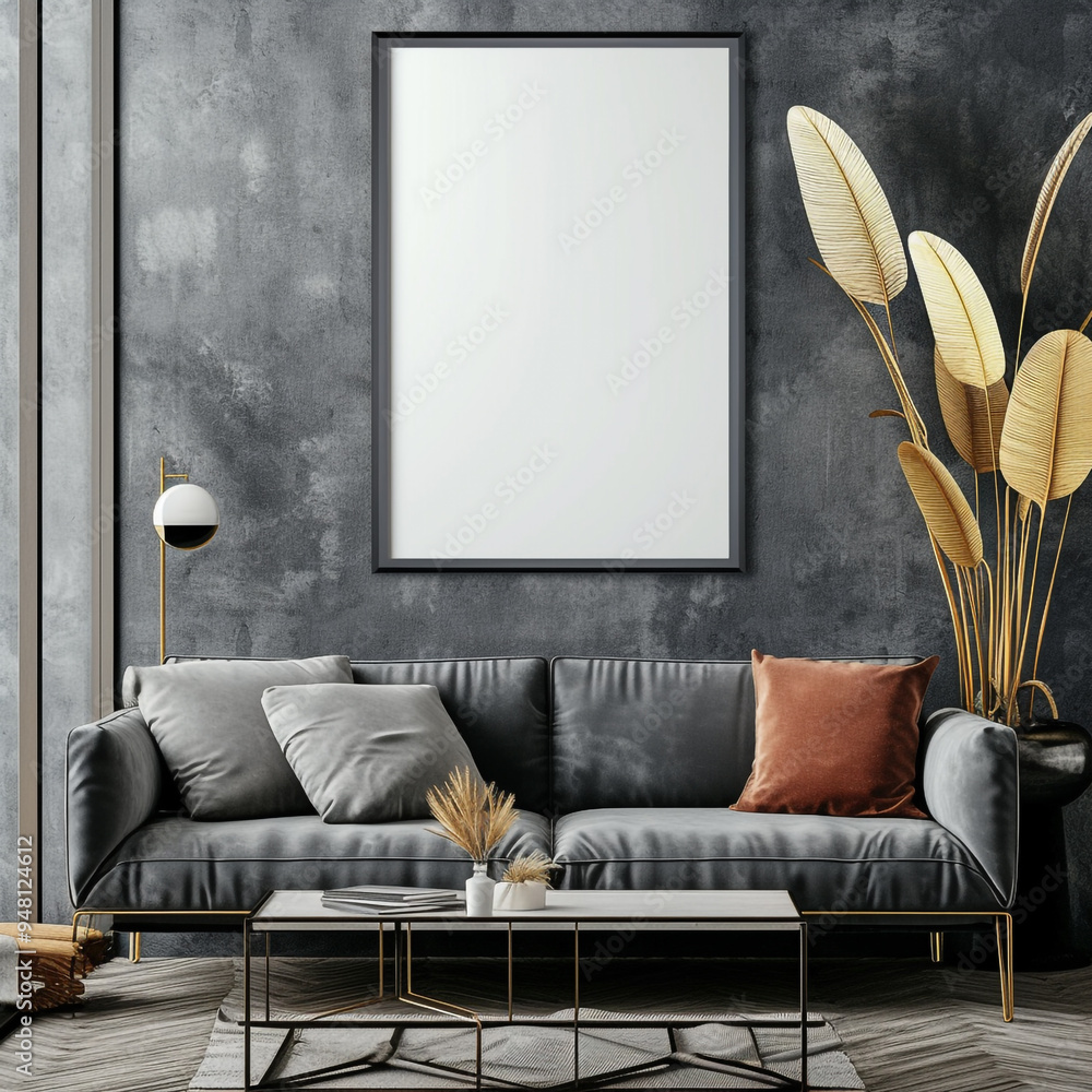 picture identity minimal couch living sofa canvas furniture minimalist ...