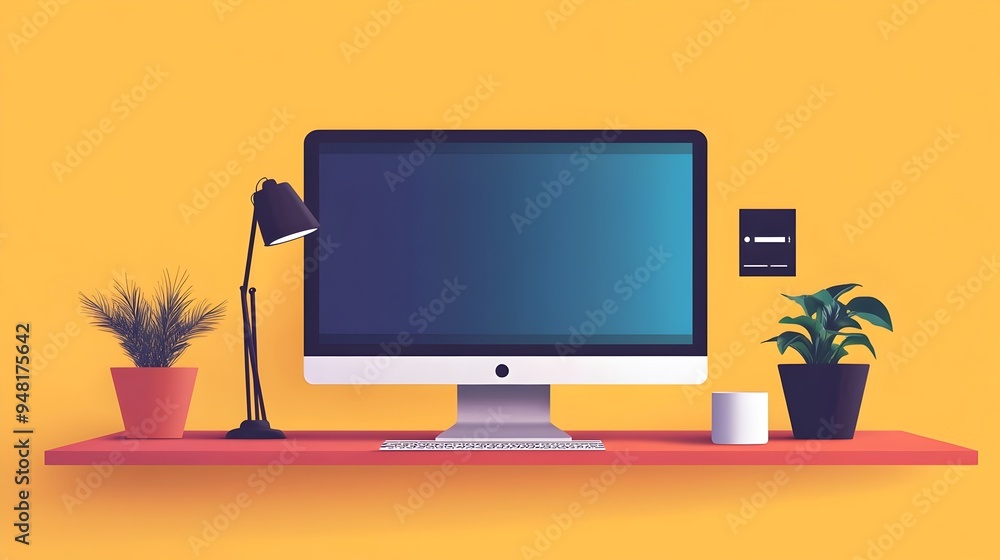 Animated Loading Screen for Engaging Web Interface Design Stock ...