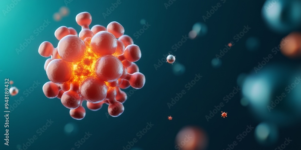 nuclear fission an atom splitting into energy and subatomic particles ...