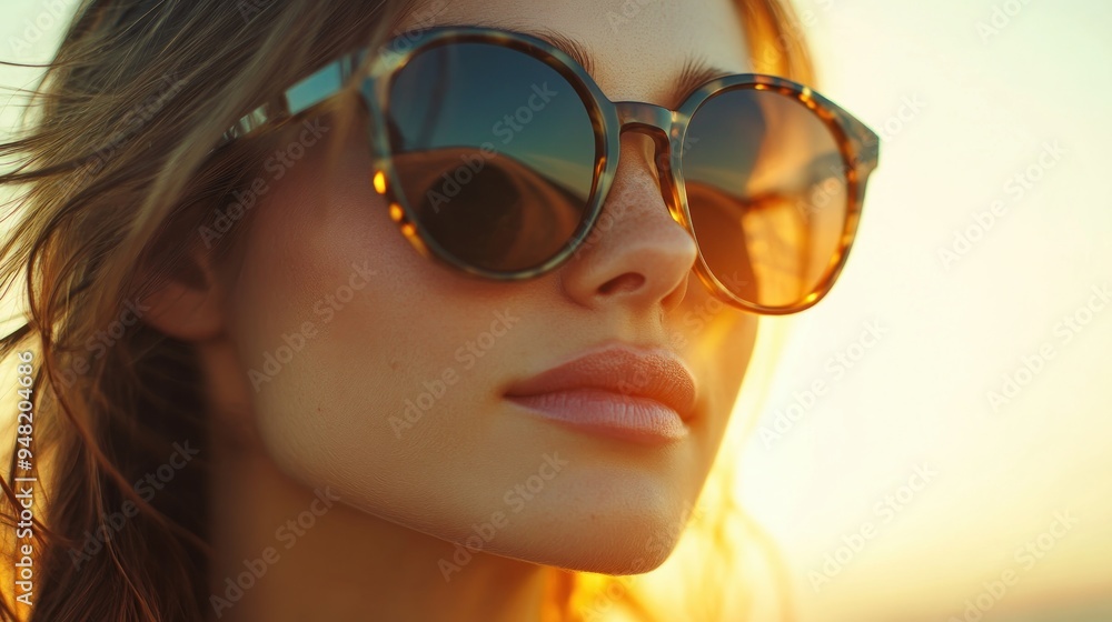 Dramatic Sunglasses Portrait High Contrast Fashion Photography with a ...