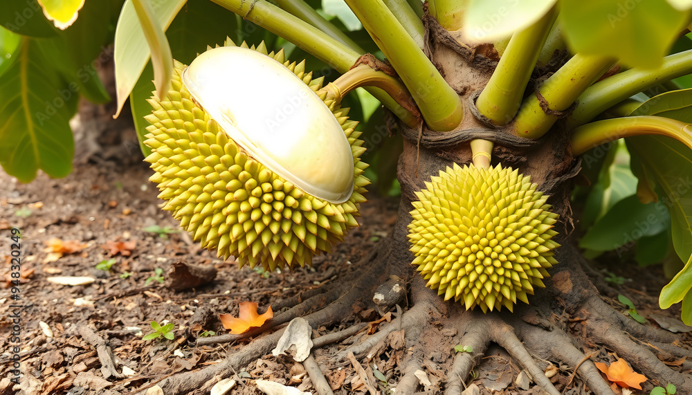 Problem of durian in the garden, tree use treatment for root rot ...