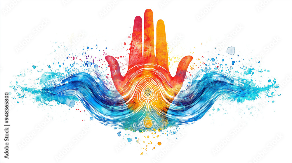 Through the symphony of colors, the hand of Fatima reveals the hidden ...