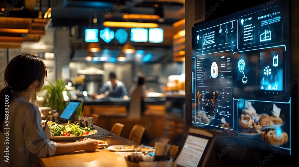 Innovative restaurant leveraging IoT technology to streamline seating arrangements and waitlist ...