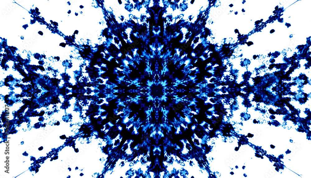 Ink blot test - Rorschach test used in Psychoanalysis. Symmetric ...