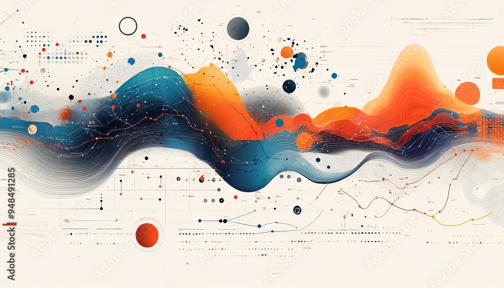 A combination chart merges different types of data visualizations into ...