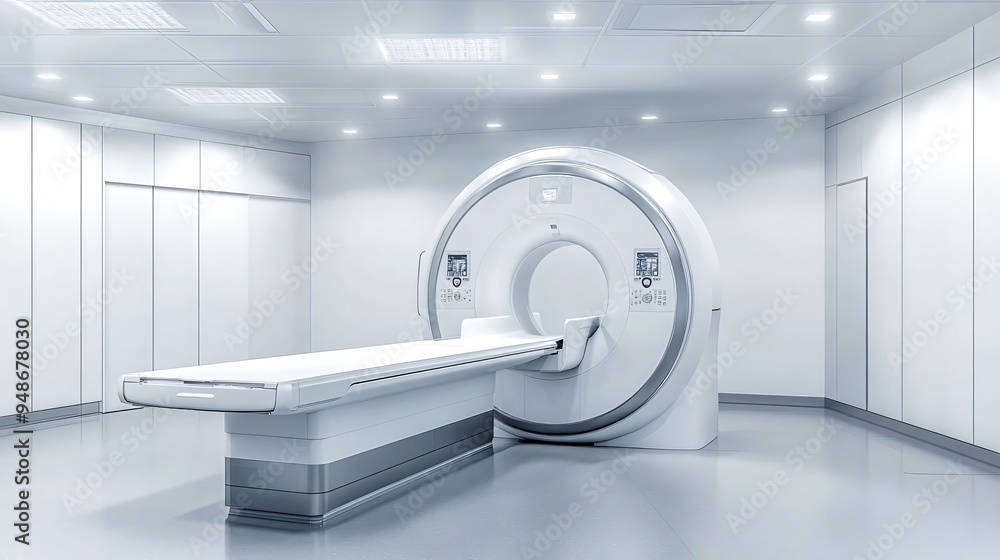 New mri scanner in a bright, clean room offers precise imaging for ...