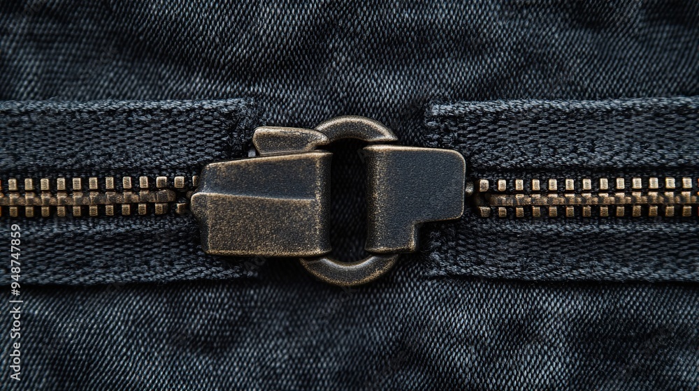 Zipper silhouette depicting open and closed positions. It serves as a ...
