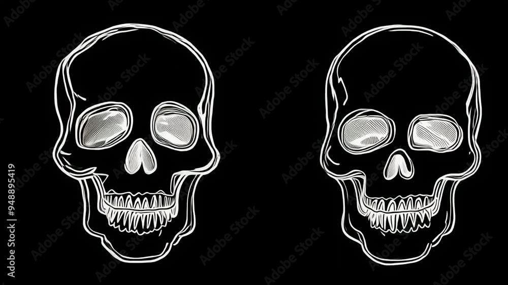 This presentation delves into human skull anatomy, showcasing detailed ...