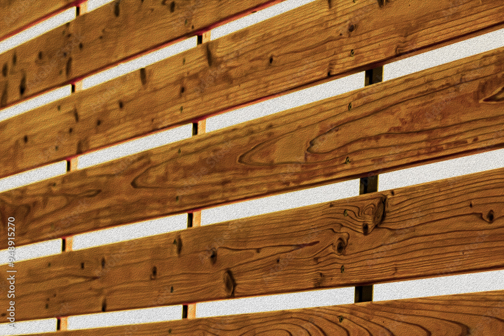 Slats of Wood at an angle Rustic Modern Feel for Background- Fence ...