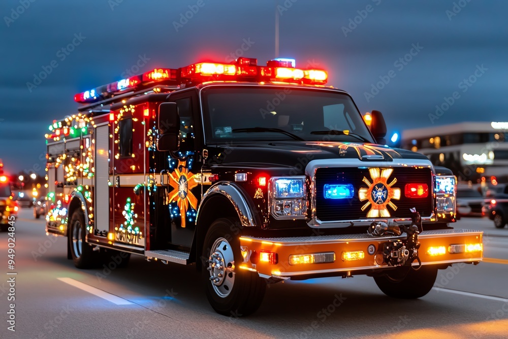 First Responders Day in North Carolina with a parade of lights ...