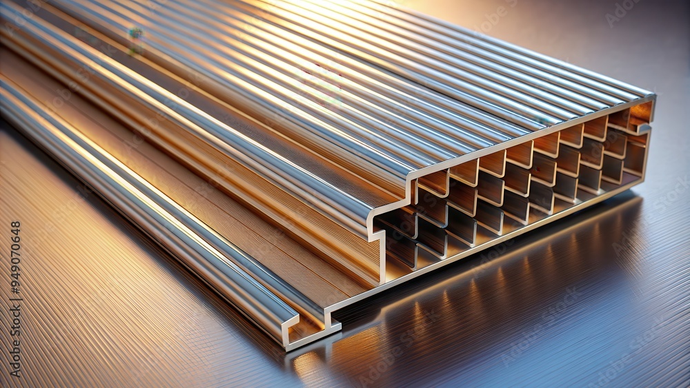 extrusion design with texture overlays and dynamic lighting on a simple ...