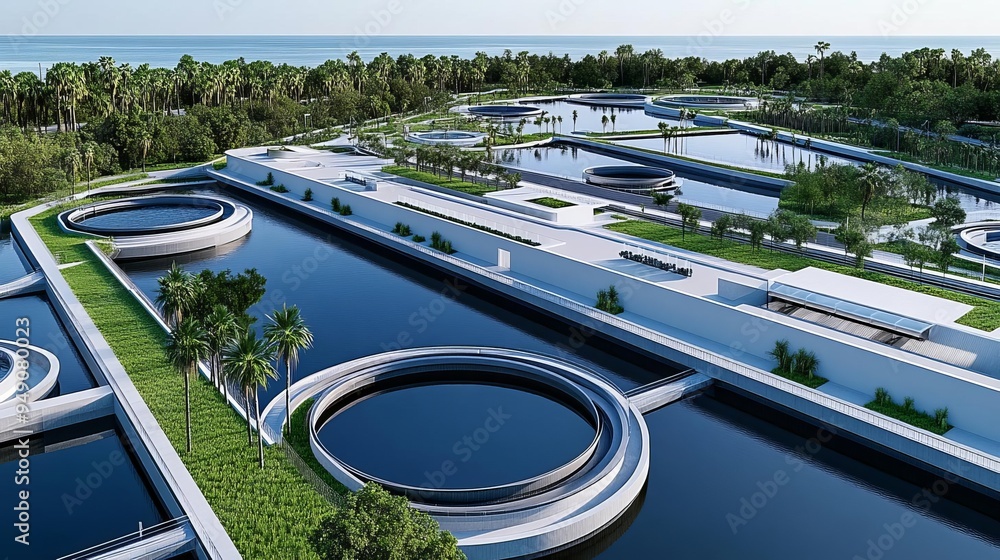 Healthcare facility with sustainable water and waste management systems ...