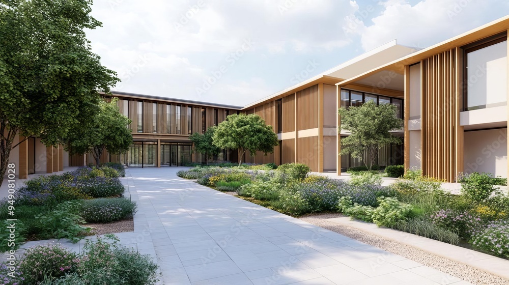 Healthcare facility with sustainable water and waste management systems ...