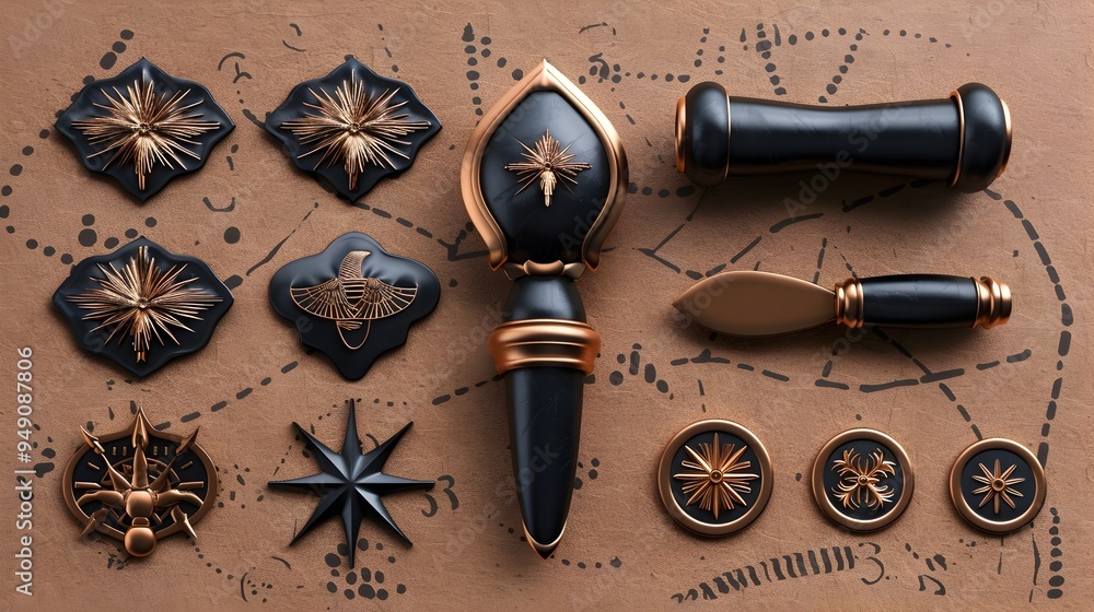 Vintage Stamp and Seal Effect Brushes for Illustrator Stylized by ...